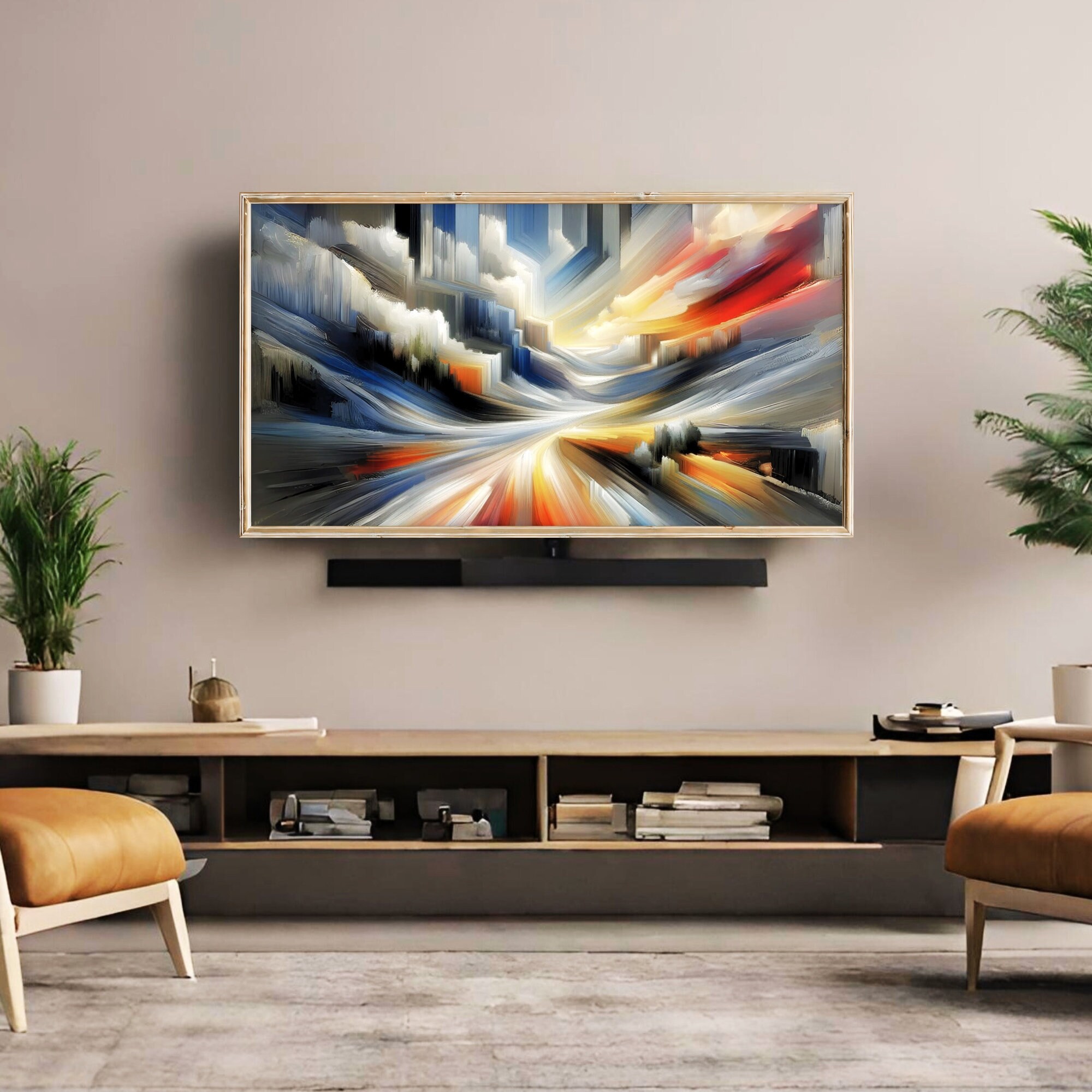 Canyon Technicolor Dreams Tv Frame Tv Art Wallpaper Tv Colorful Utah ...