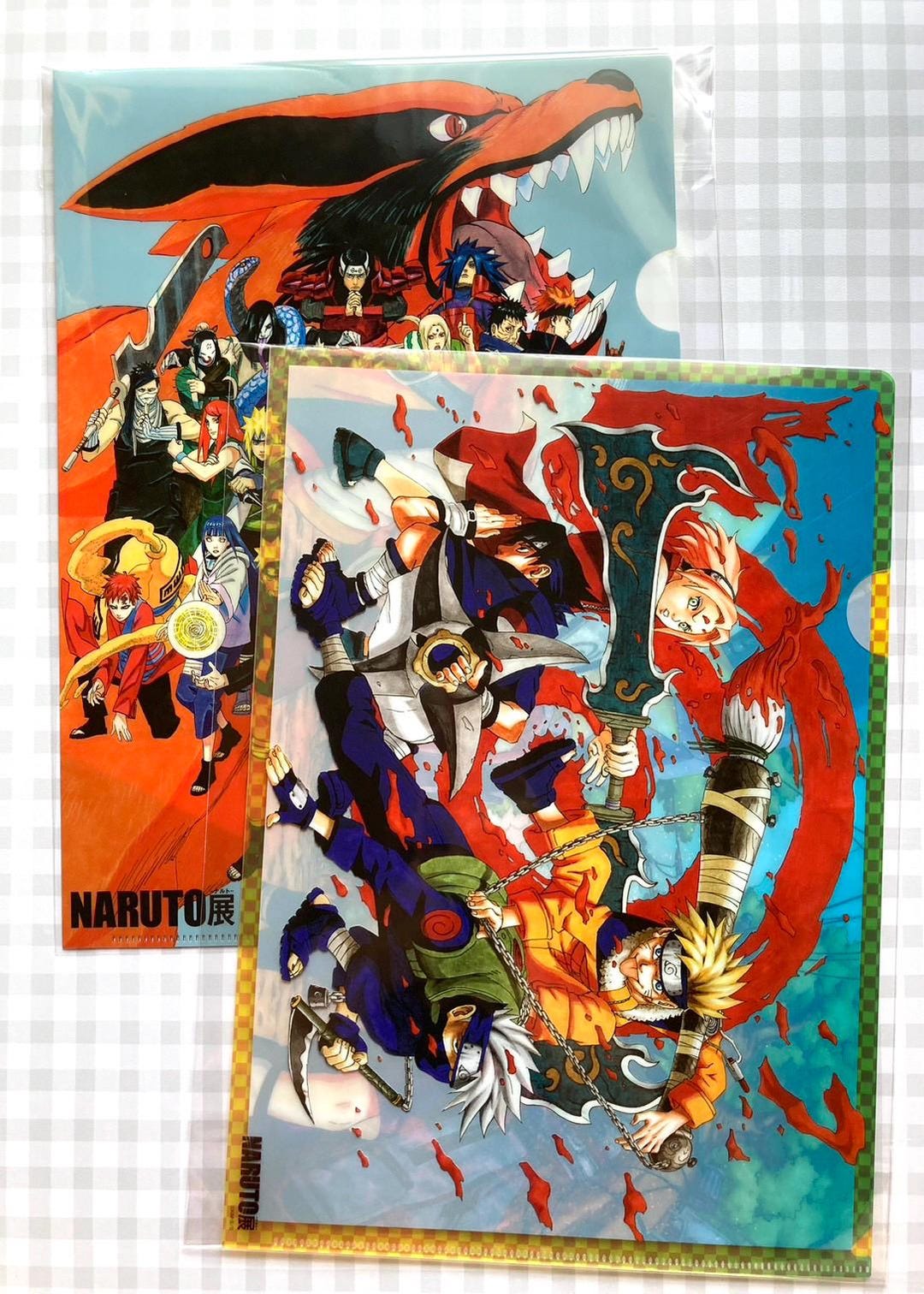 Official Naruto and Naruto Shippuden A4 Two Plastic File Set - Etsy