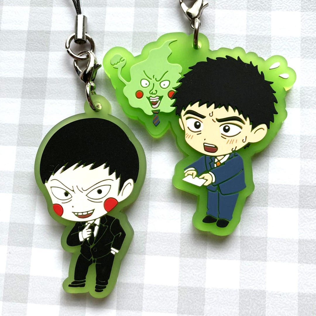 Official Small MP100 Ekubo/dimple and Serizawa Rubber Keychain Set - Etsy