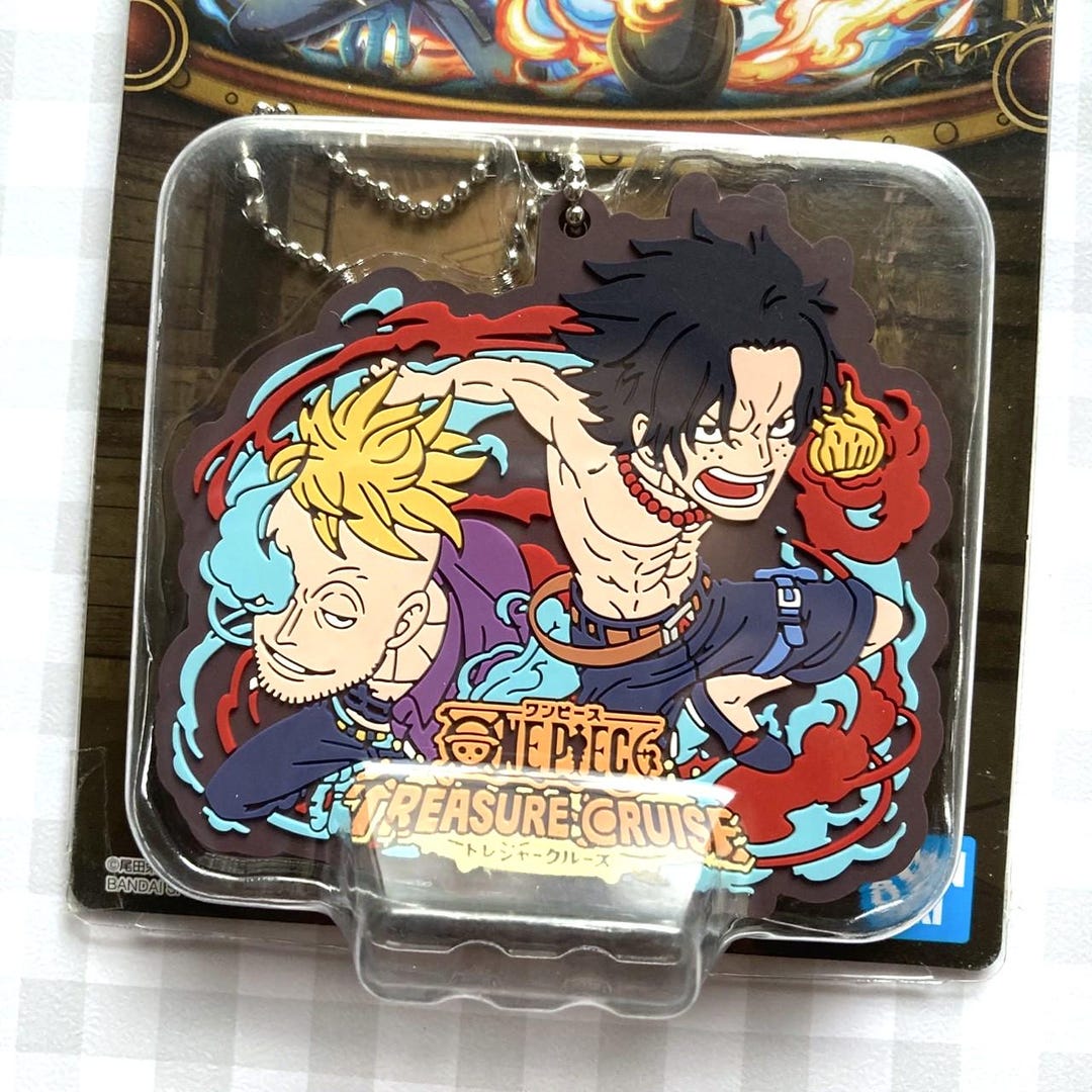 Official 2021 One Piece Unopened Ace and Marco Rubber Keychain - Etsy
