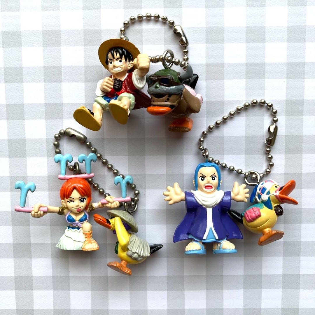Official Retro, Used One Piece 2002 Alabasta Figure Keychain (pick From ...