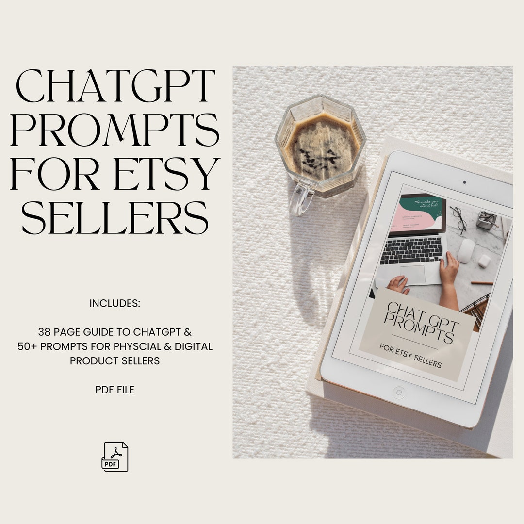 Chatgpt Prompts for Etsy Sellers, AI Prompts for Business Chatgpt ...