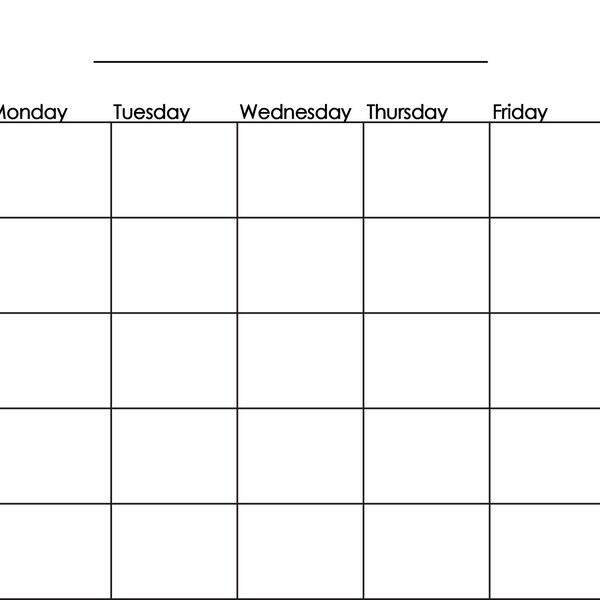 Block Calendar - Etsy