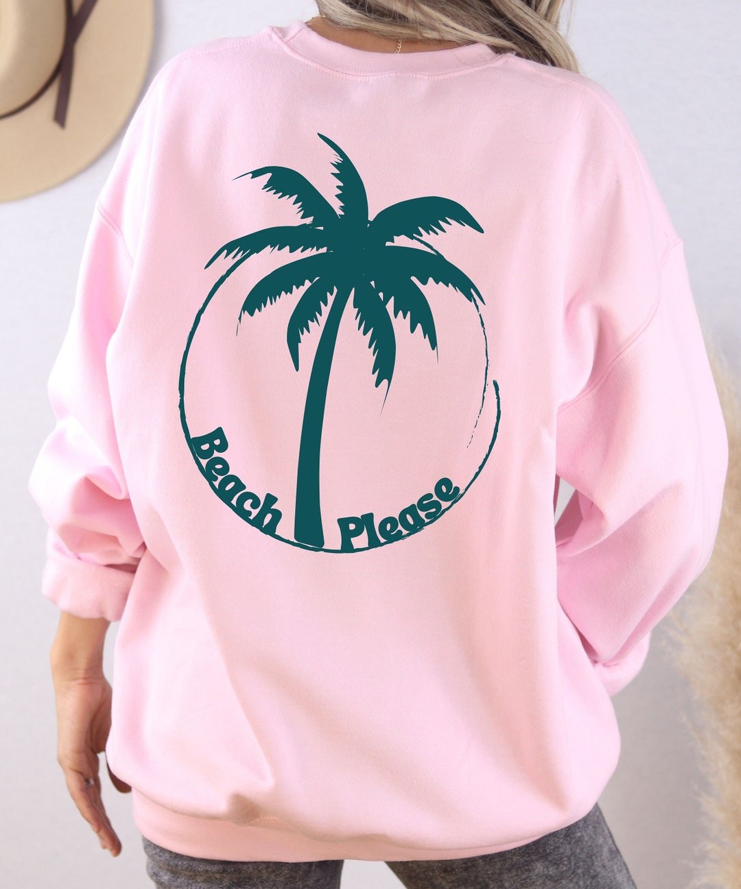 Beach Please Sweatshirt, Beach Sweatshirt, Beachy Sweatshirt, Hello ...