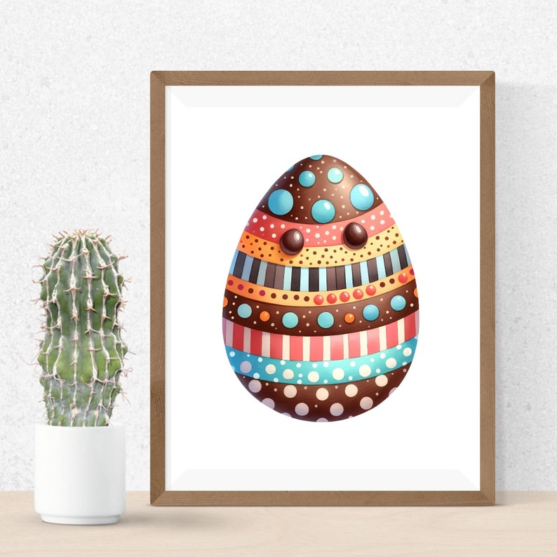 Watercolor Easter Chocolate PNG Clipart, Chocolate Bunny, Chocolate Egg ...