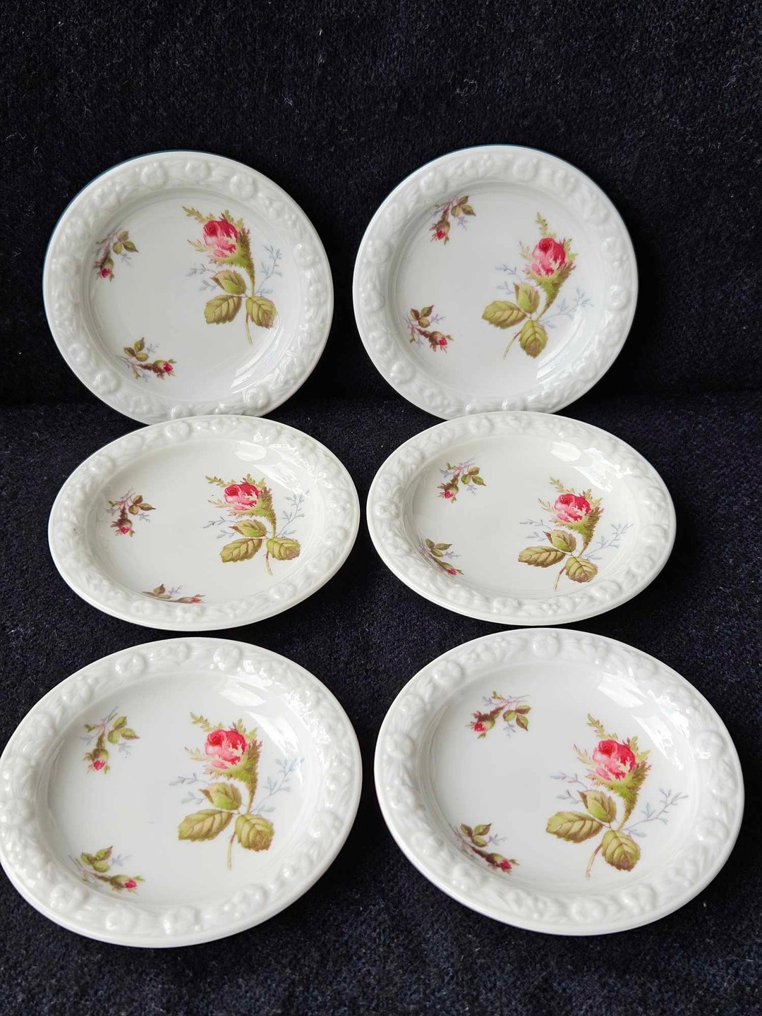 Rosenthal Rose Collection Set of 6 Plates. - Etsy