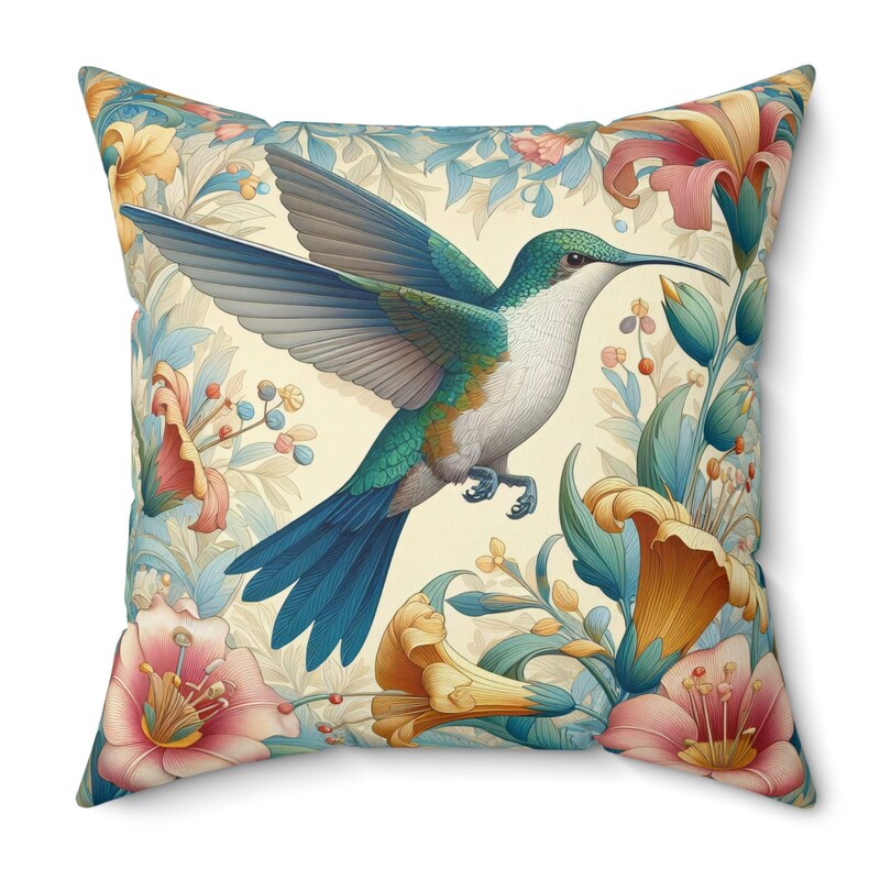 Hummingbird Pillow - Etsy