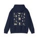 Vintage Insects Hoodie Entomology Hooded Sweatshirt Beetles & Bugs Back ...