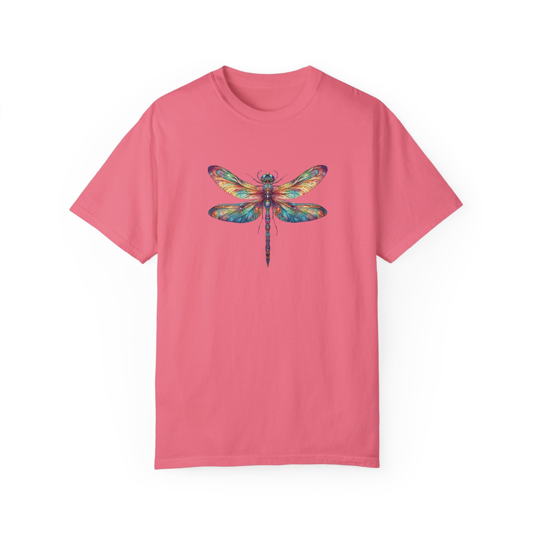 Rainbow Dragonfly T-shirt Cottagecore Shirt Comfort Colors Colorful ...
