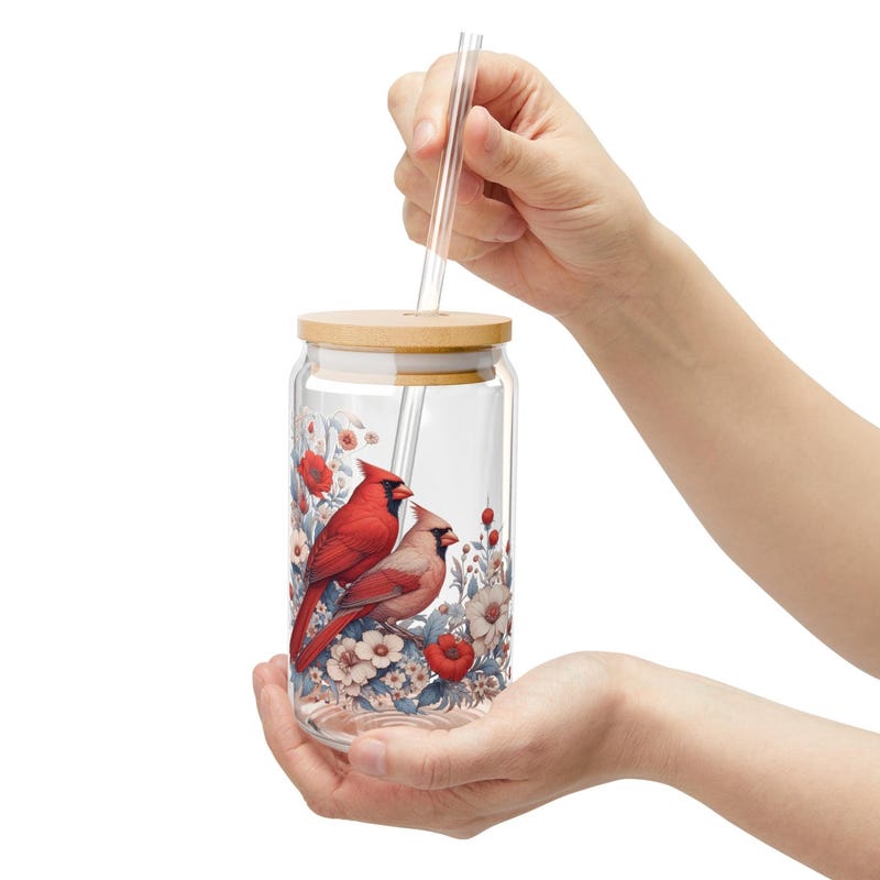 Cardinal and Straw - Etsy