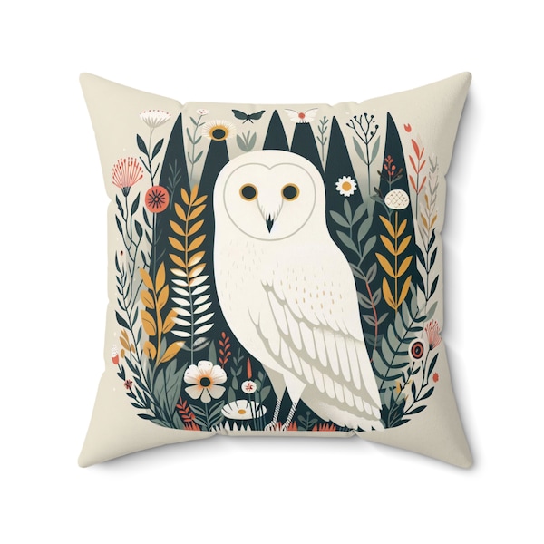 Owl Throw Pillow - Etsy