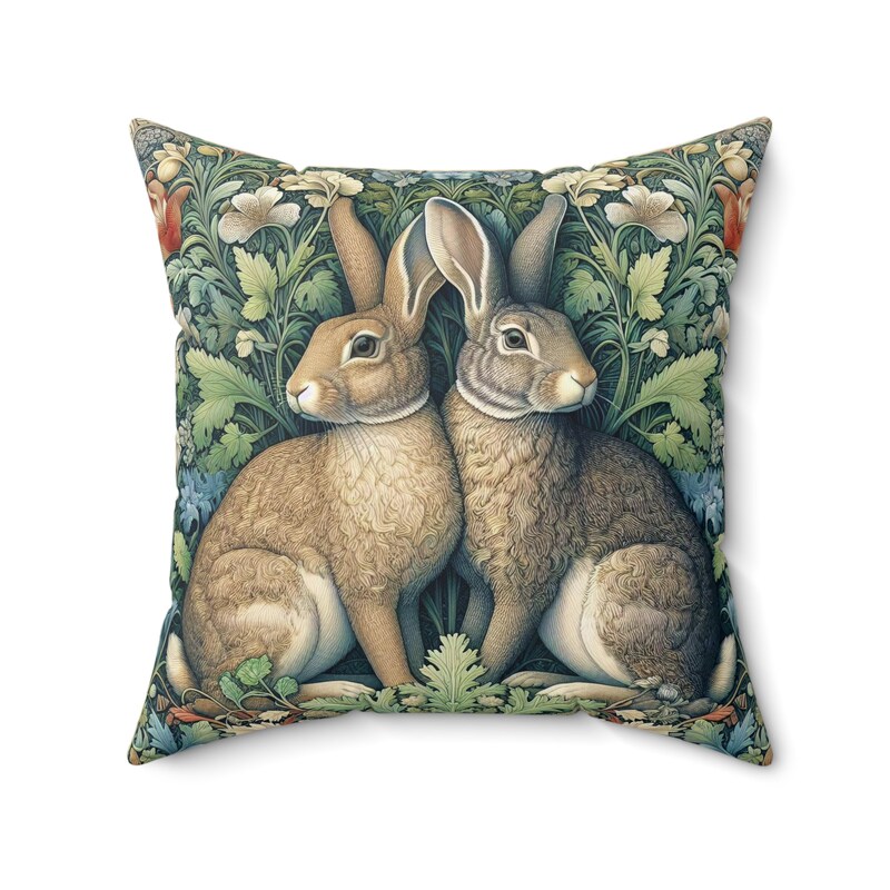 Rabbit Cushion - Etsy