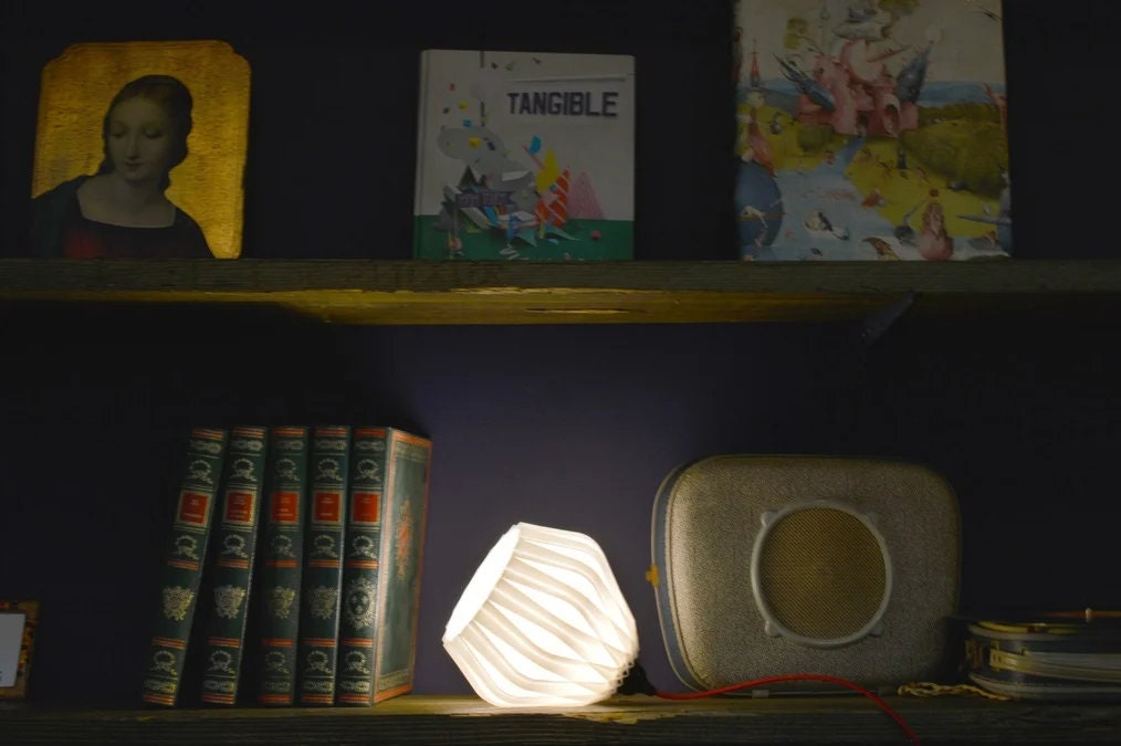 3D Printed Origami-style Lamp Shade - Etsy
