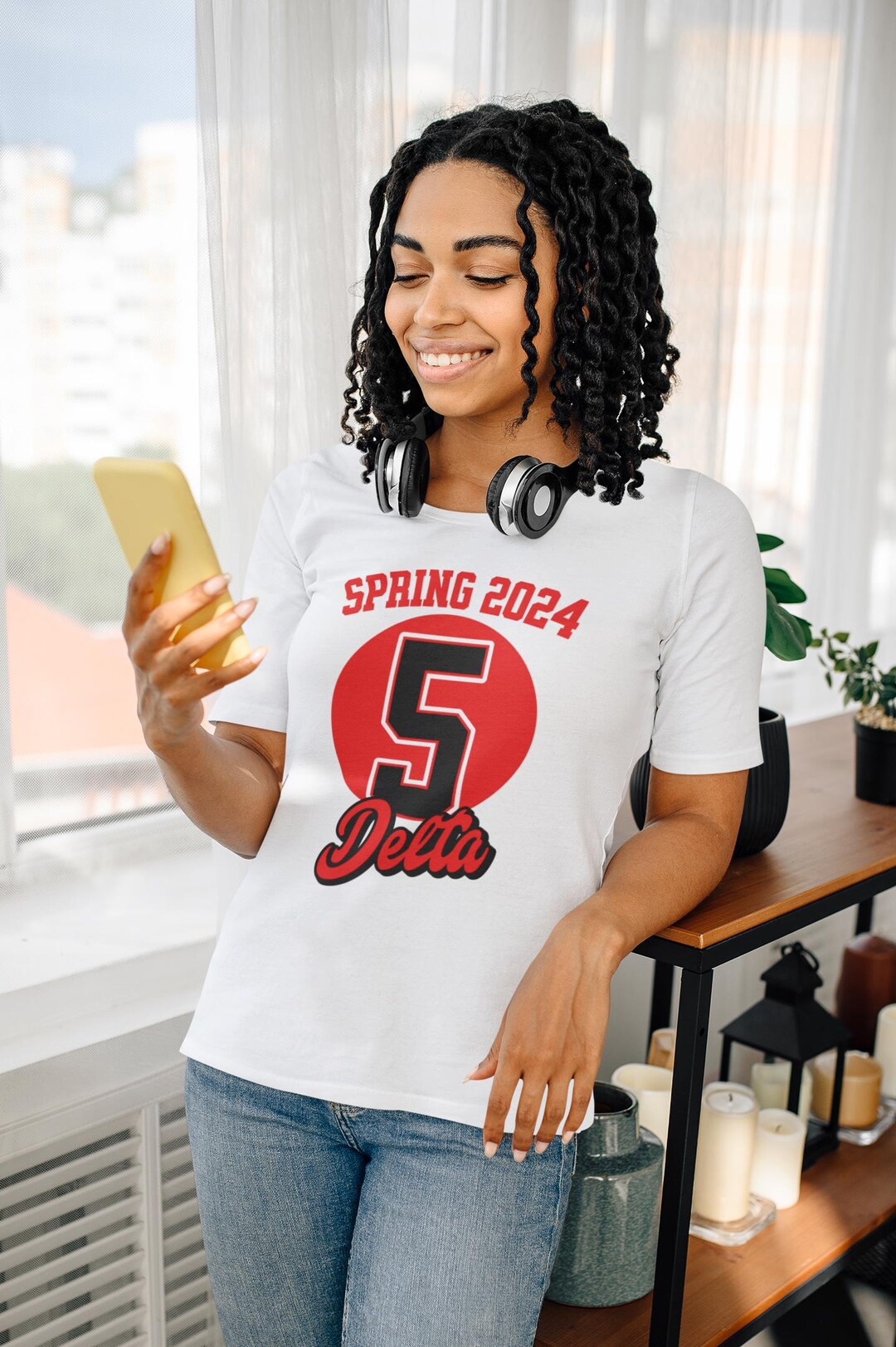 Custom Delta Sigma Theta Retro Line Tee, DST Sorority T-shirt Gift, DST ...