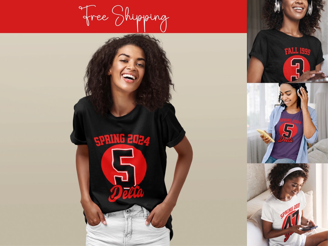 Custom Delta Sigma Theta Retro Line Tee, DST Sorority T-shirt Gift, DST Crossing Tshirt - Etsy
