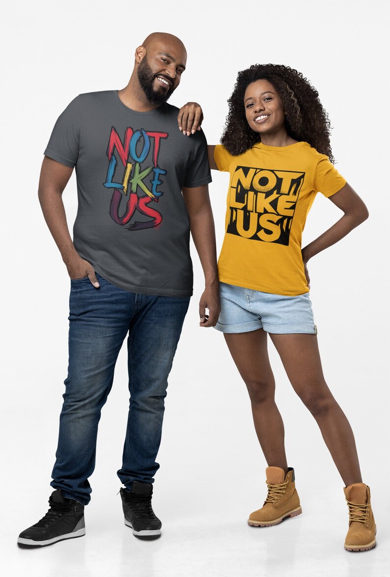 They Not Like Us T-shirt KDOT Graphic Tee Rap Battle Drake Urban Trendy ...