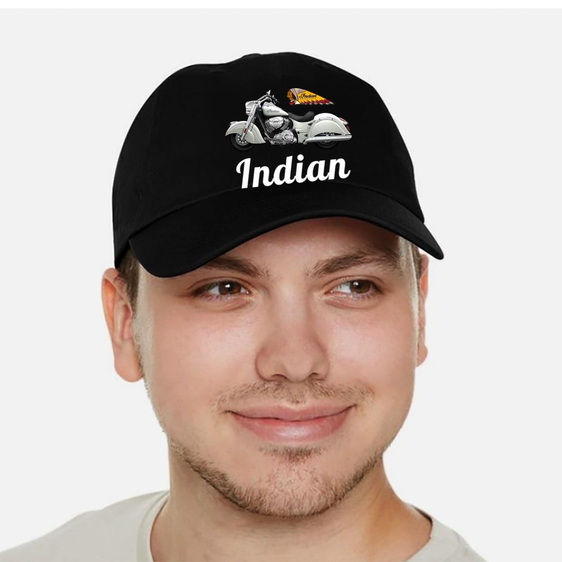 Indian Chief Vintage Motorcycle Baseball Cap Black - Etsy