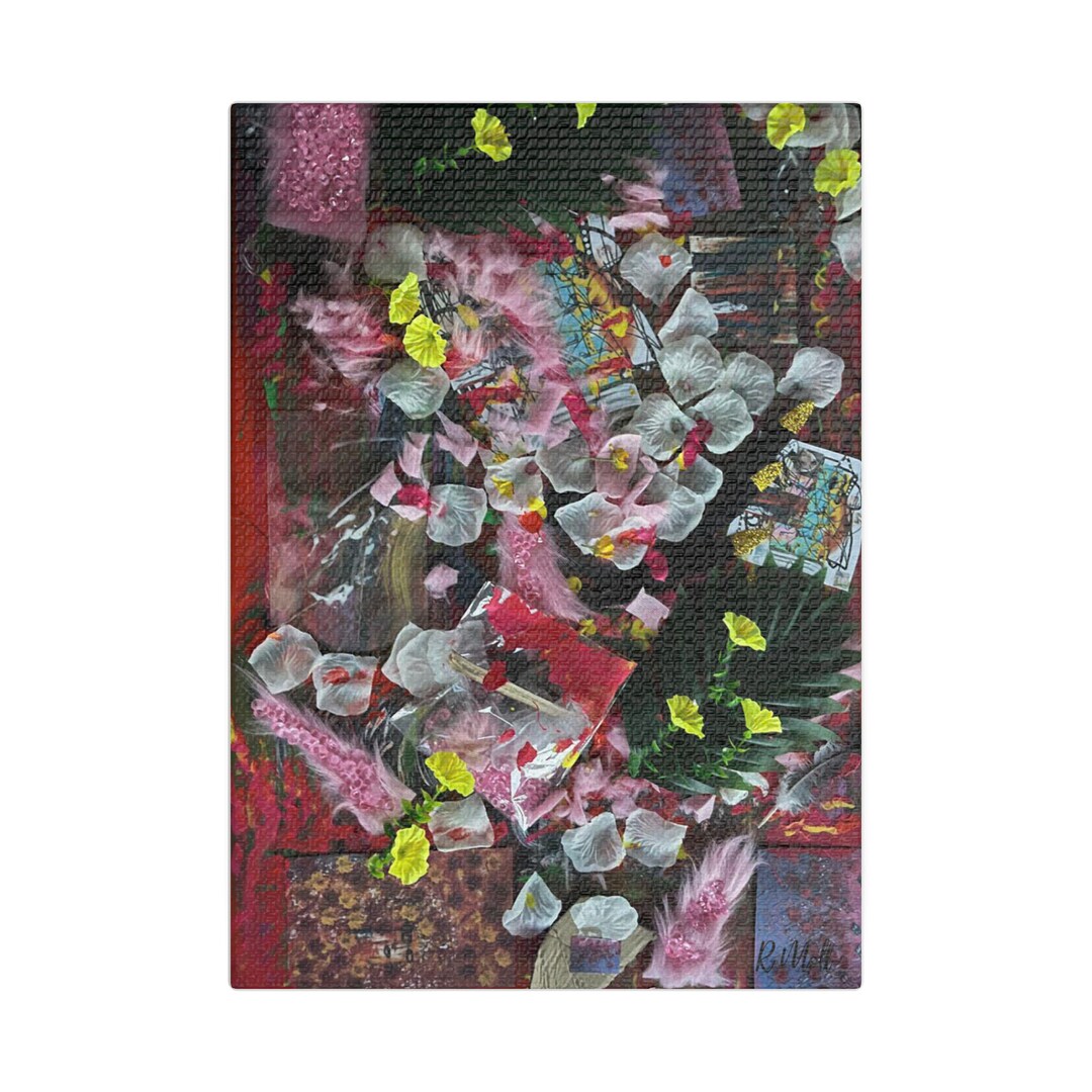 The Mad Diva Collection Collage, Wall Art, Colorful Canvas, Bohemian ...