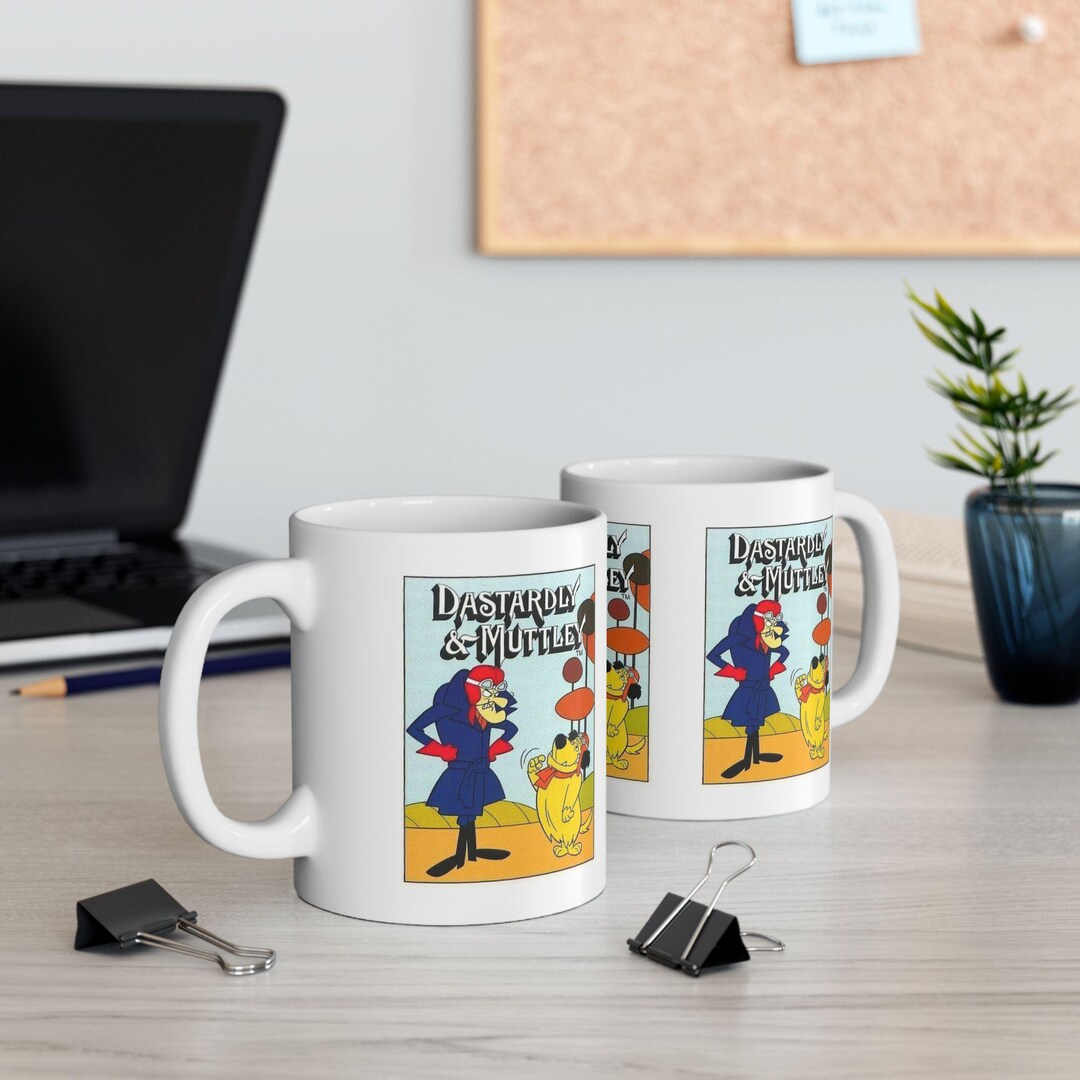 Dastardly & Muttley Cartoon Poster Mug | Ceramic Mug - Etsy