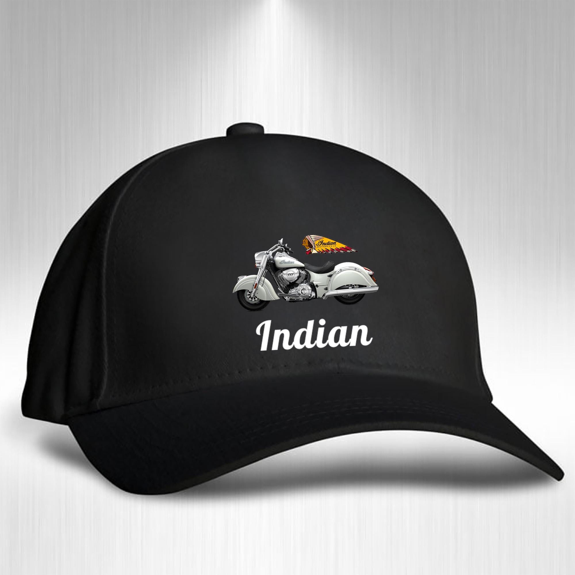 Indian Chief Vintage Motorcycle Baseball Cap Black - Etsy