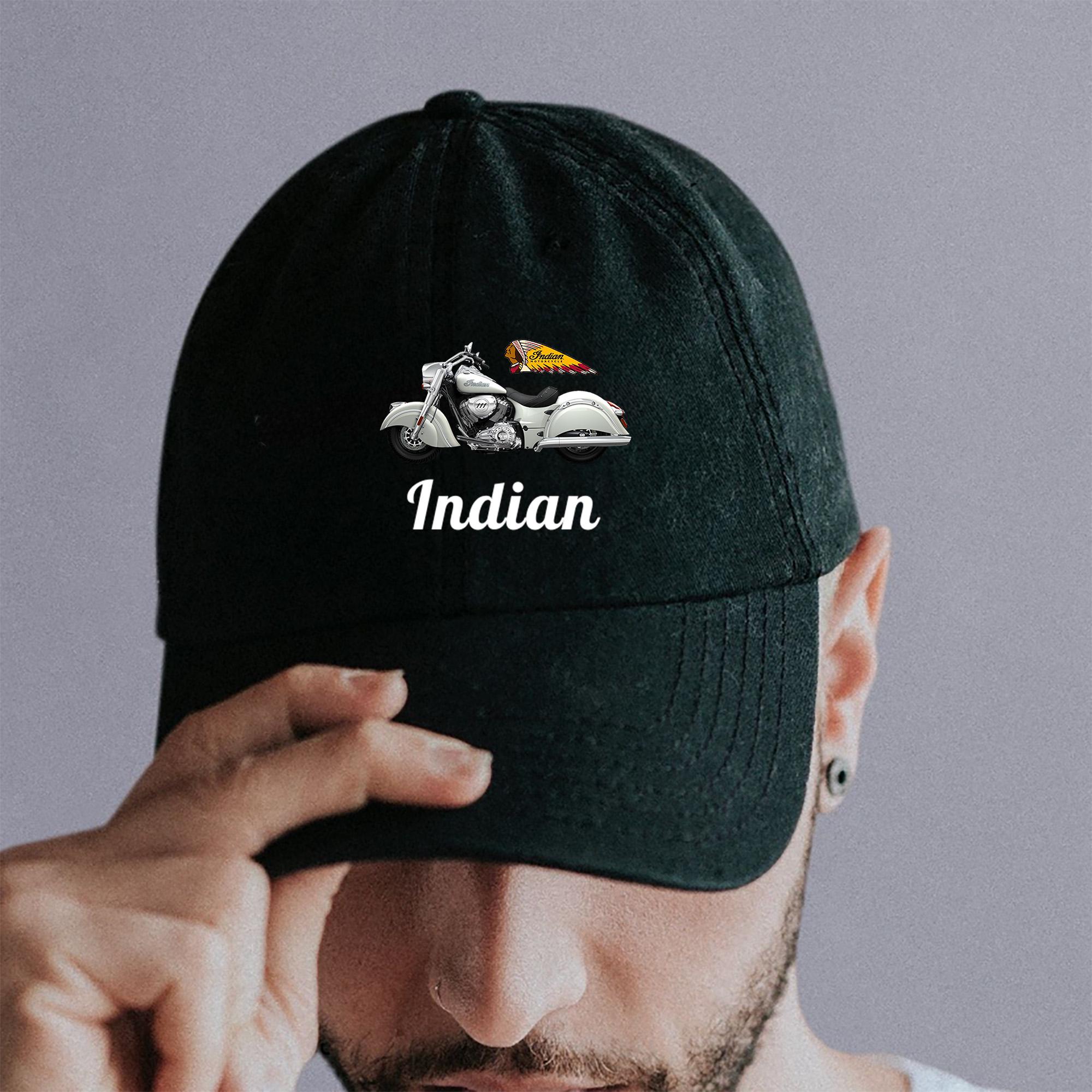 Indian Chief Vintage Motorcycle Baseball Cap Black - Etsy