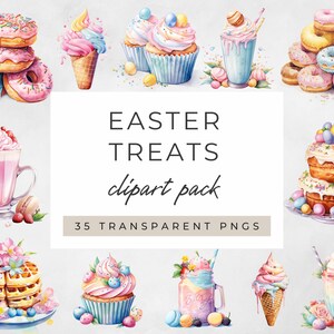 Easter Candy Clipart, Easter Sweets PNG, Easter Food Clipart, Easter ...