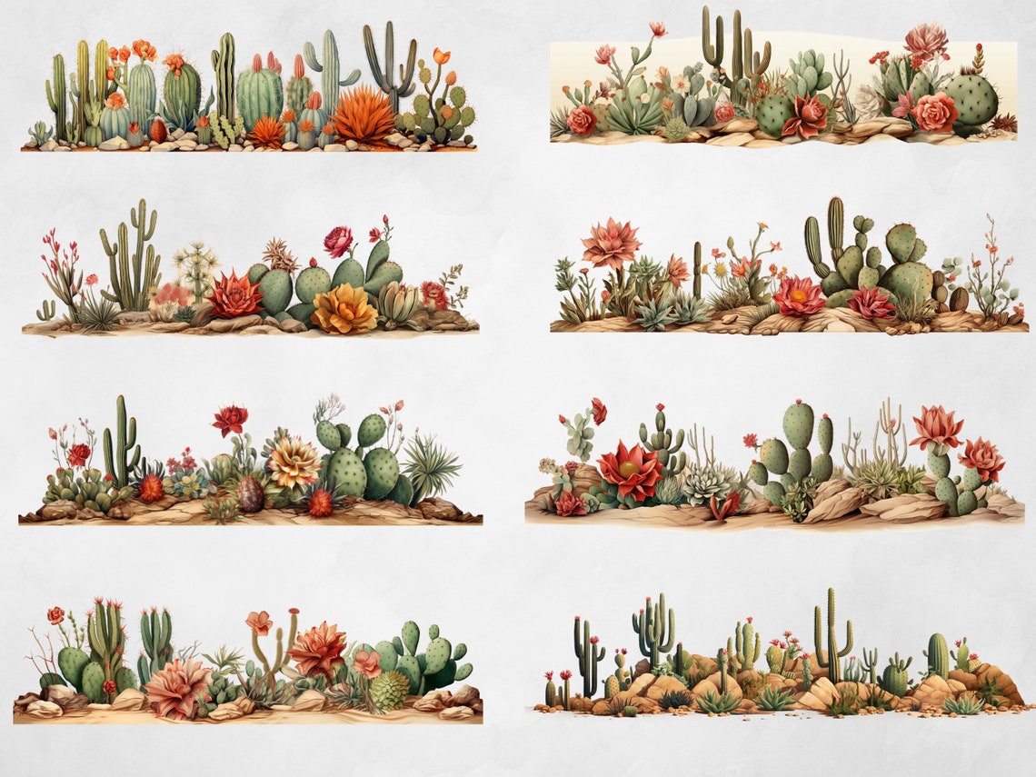 Desert Borders Clipart, Desert Landscape Clipart PNG, Desert Clipart ...
