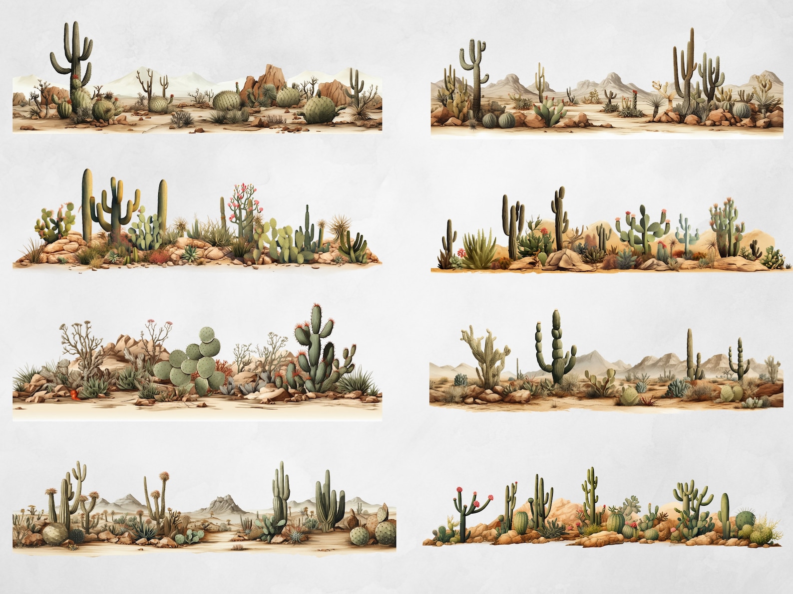 Desert Borders Clipart, Desert Landscape Clipart PNG, Desert Clipart ...