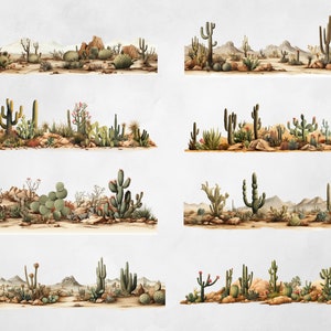 Desert Borders Clipart, Desert Landscape Clipart PNG, Desert Clipart ...