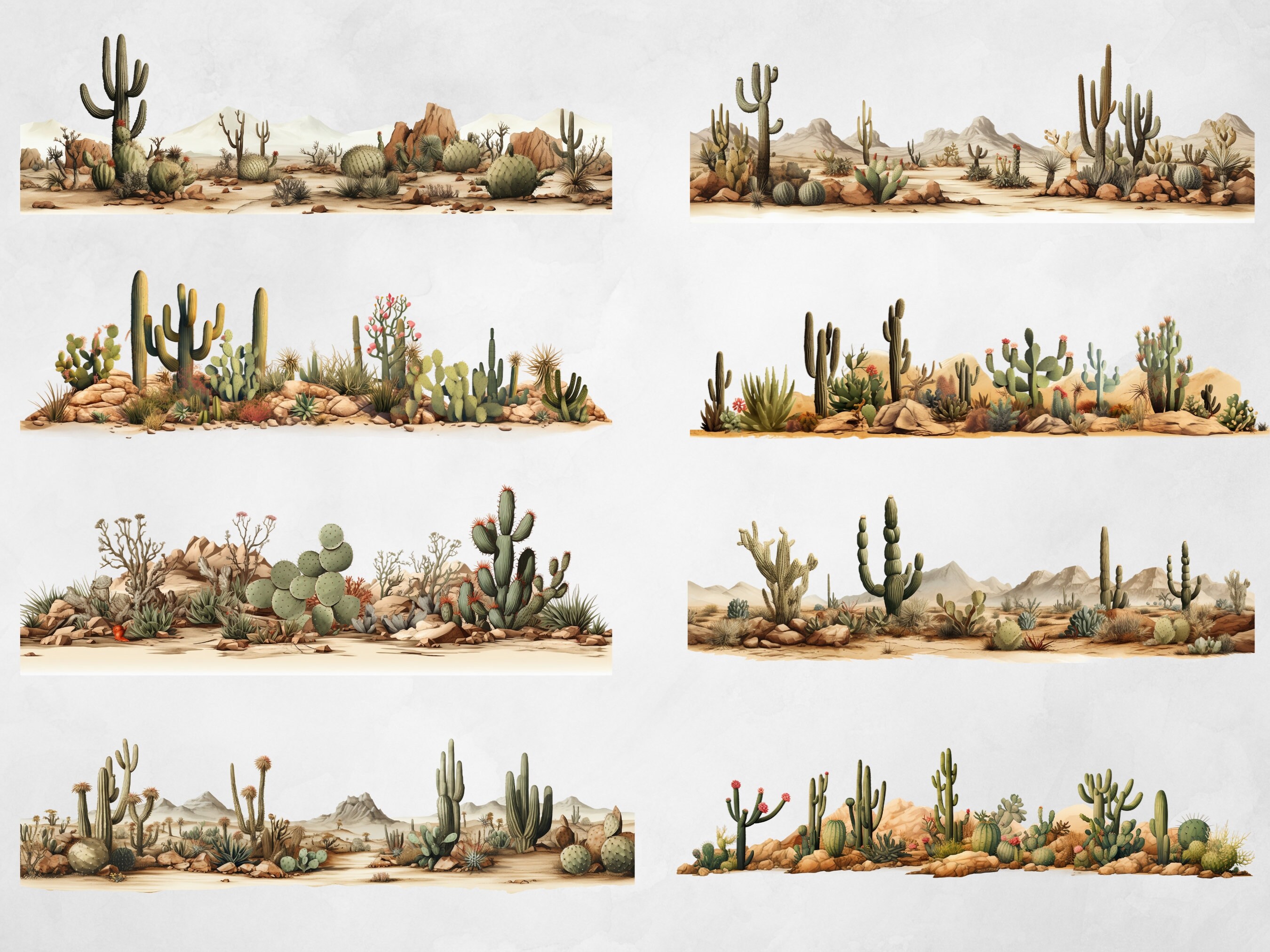 Desert Borders Clipart, Desert Landscape Clipart PNG, Desert Clipart ...