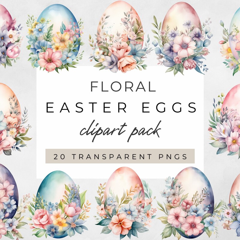 Easter Egg Clipart - Etsy