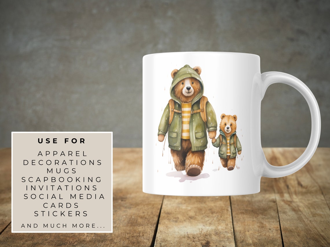 Watercolor Father's Day Clipart, Daddy and Son Clipart Png, Father and ...