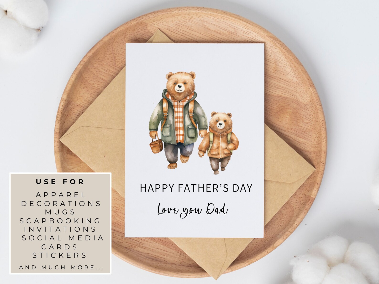 Watercolor Father's Day Clipart, Daddy and Son Clipart Png, Father and ...