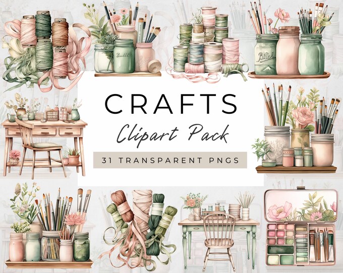 Crafting Instant Digital Download Printable Wall Art Image Clipart PNG ...