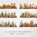 Desert Borders Clipart, Desert Landscape Clipart PNG, Desert Clipart ...