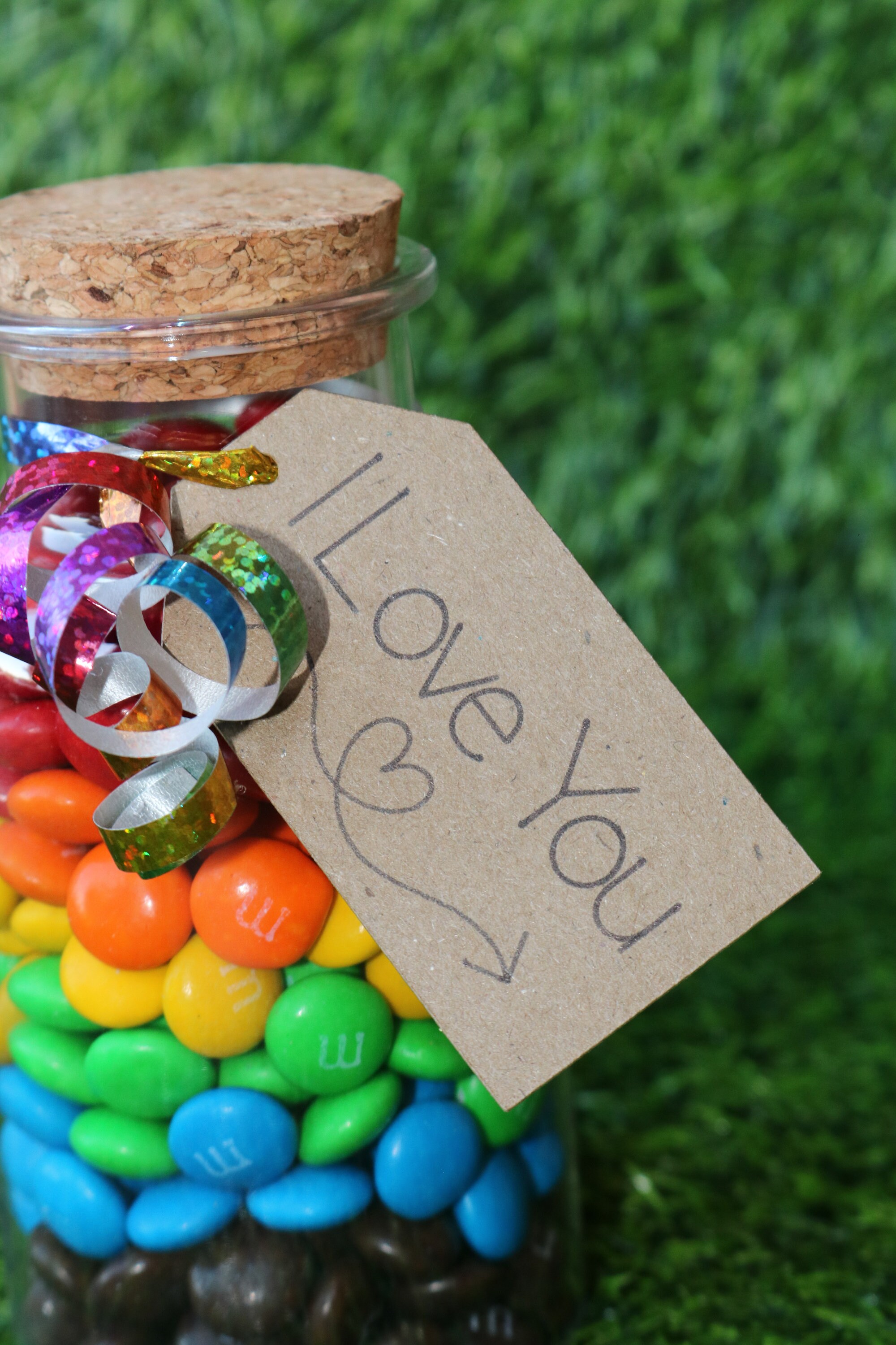 Rainbow Lolly Chocolate Jar With Custom Tag Personalised - Etsy