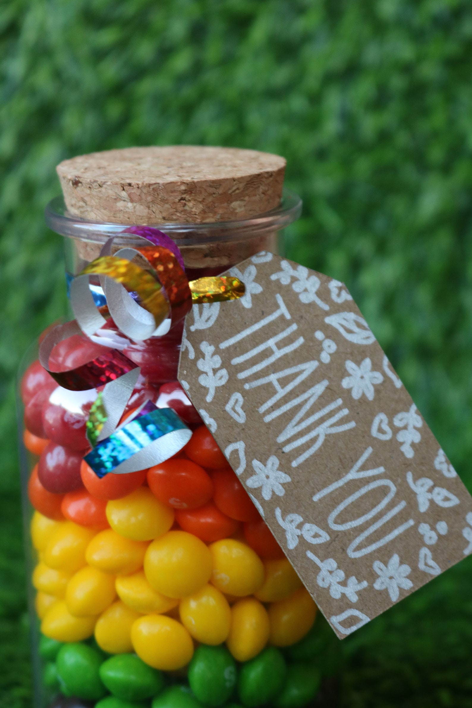 Rainbow Lolly Chocolate Jar With Custom Tag Personalised - Etsy