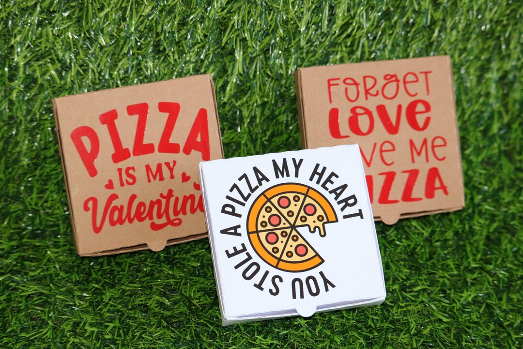 Valentine's Day Gummy Lolly Pizza Box Gift Favour Cheesy Present - Etsy