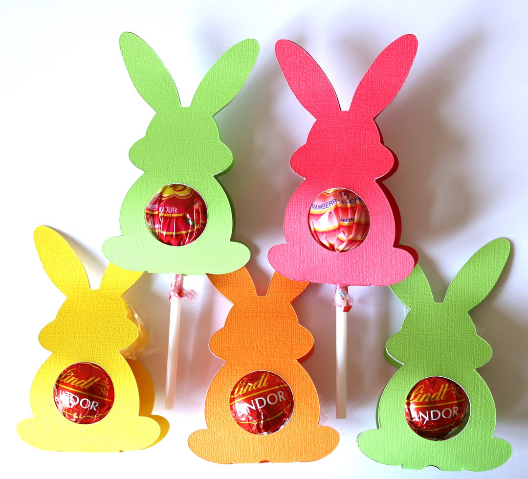 Easter Bunny Lollipop Holder Gift Favour - Etsy
