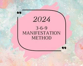 Digital 369 Manifestation Journal Insert | Printable PDF for Law of ...