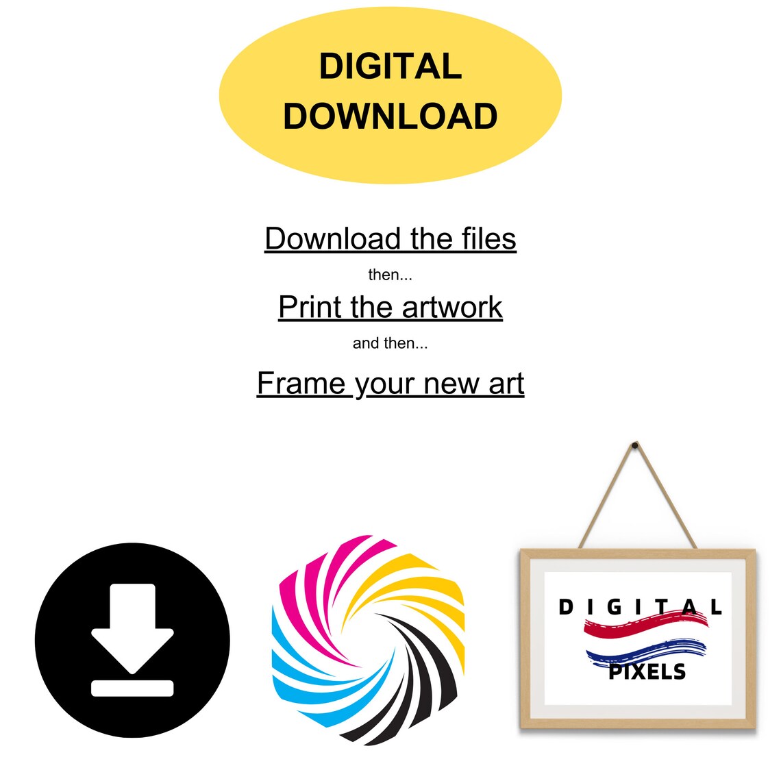 Castle on a Hill, Printable Nature Scene, Vintage Painting, Antique ...