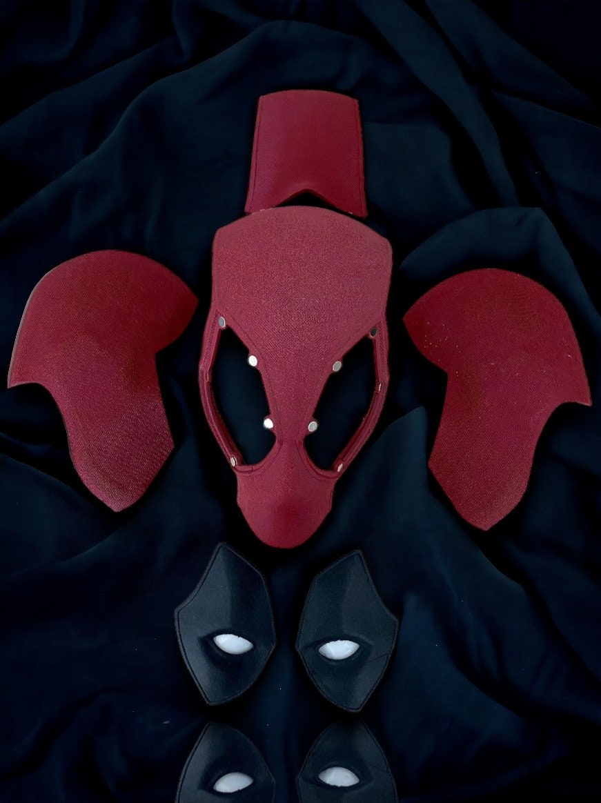 Deadpool Mask 3D Print File STL Magnetic Deadpool Mask STL Faceshell ...