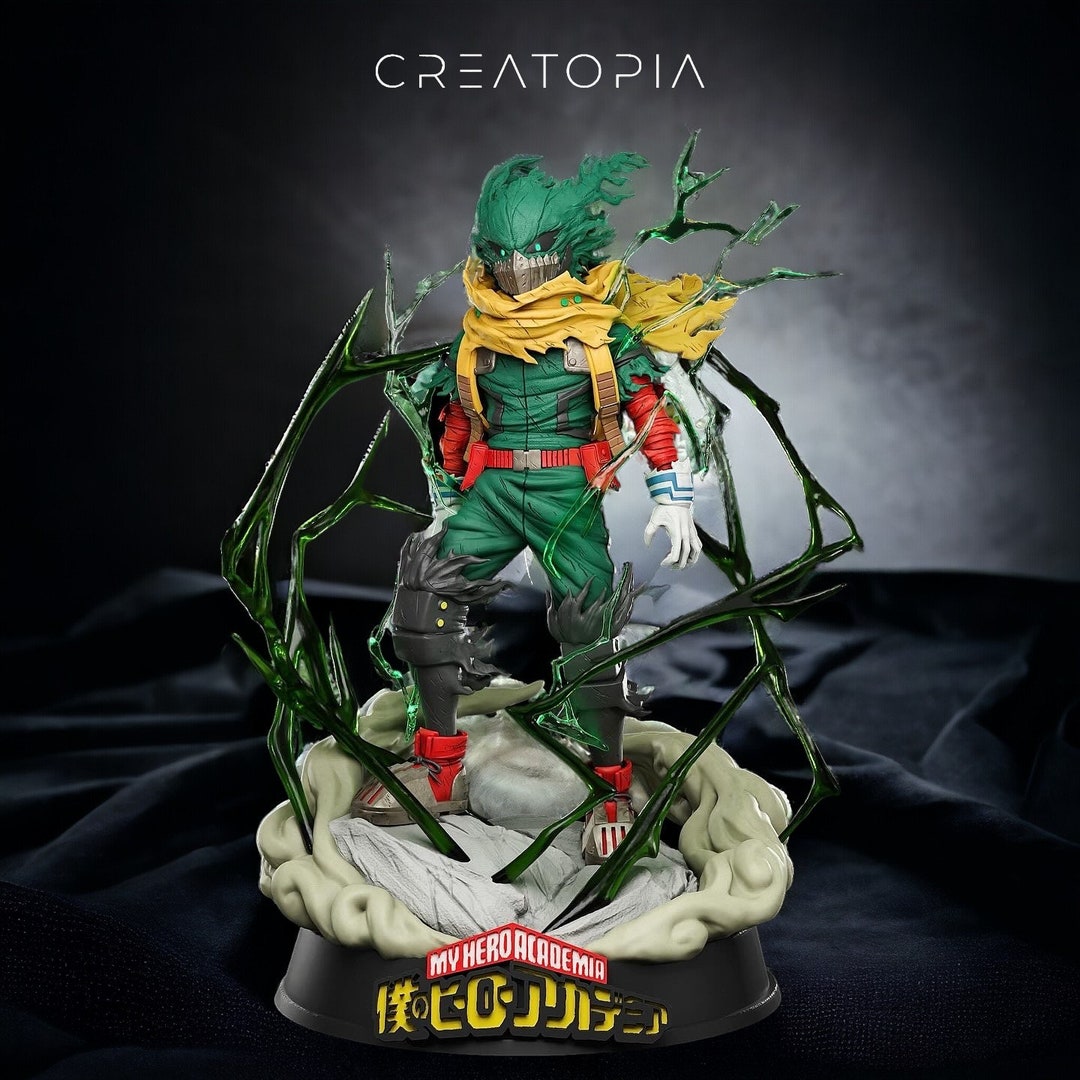 Dark Deku Diorama 3D Stl Files My Hero Academia Izuku Midoriya 3D ...