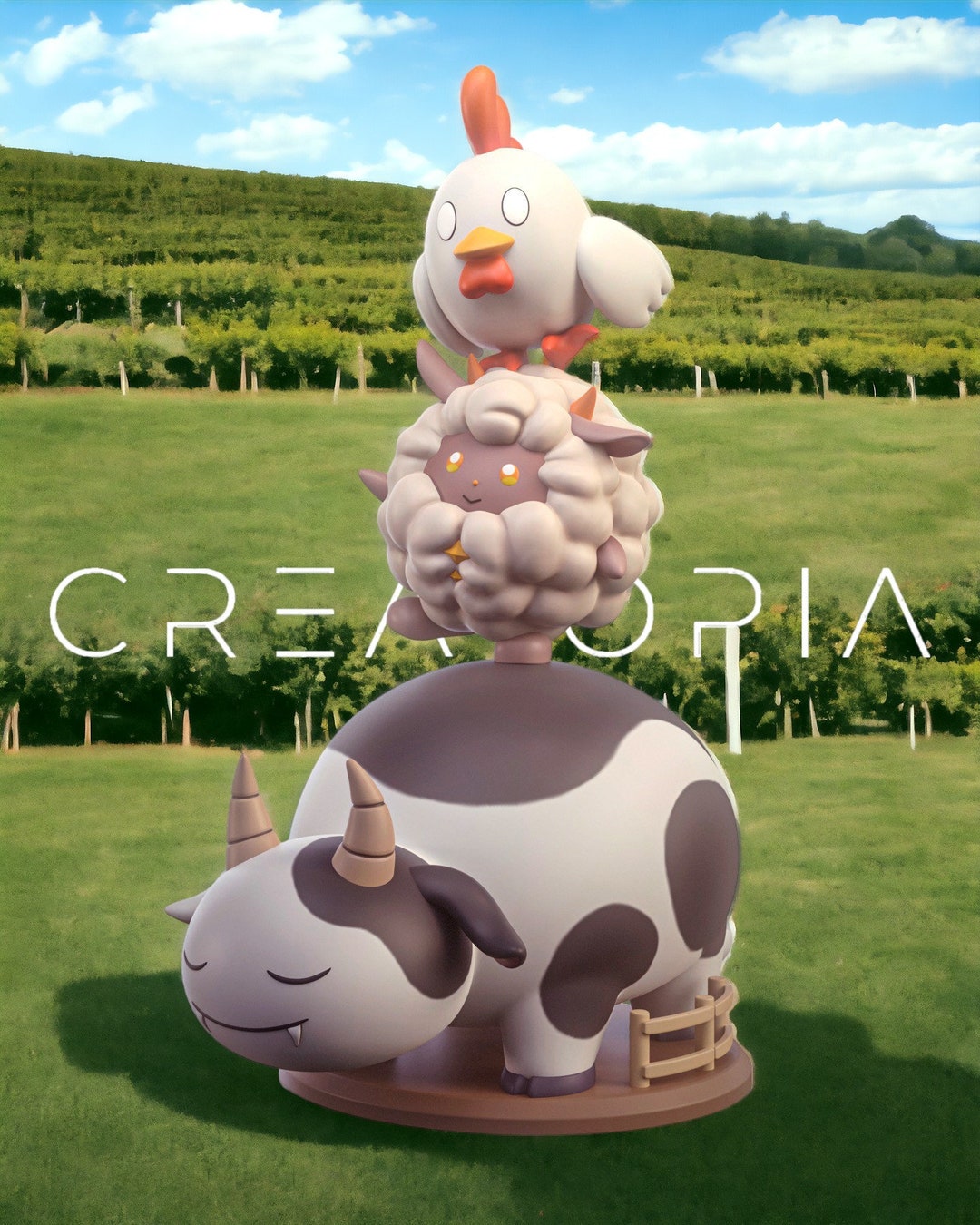 Palworld Figure Palworld Diorama Palworld 3d STL Chikipi Figure Lamball ...