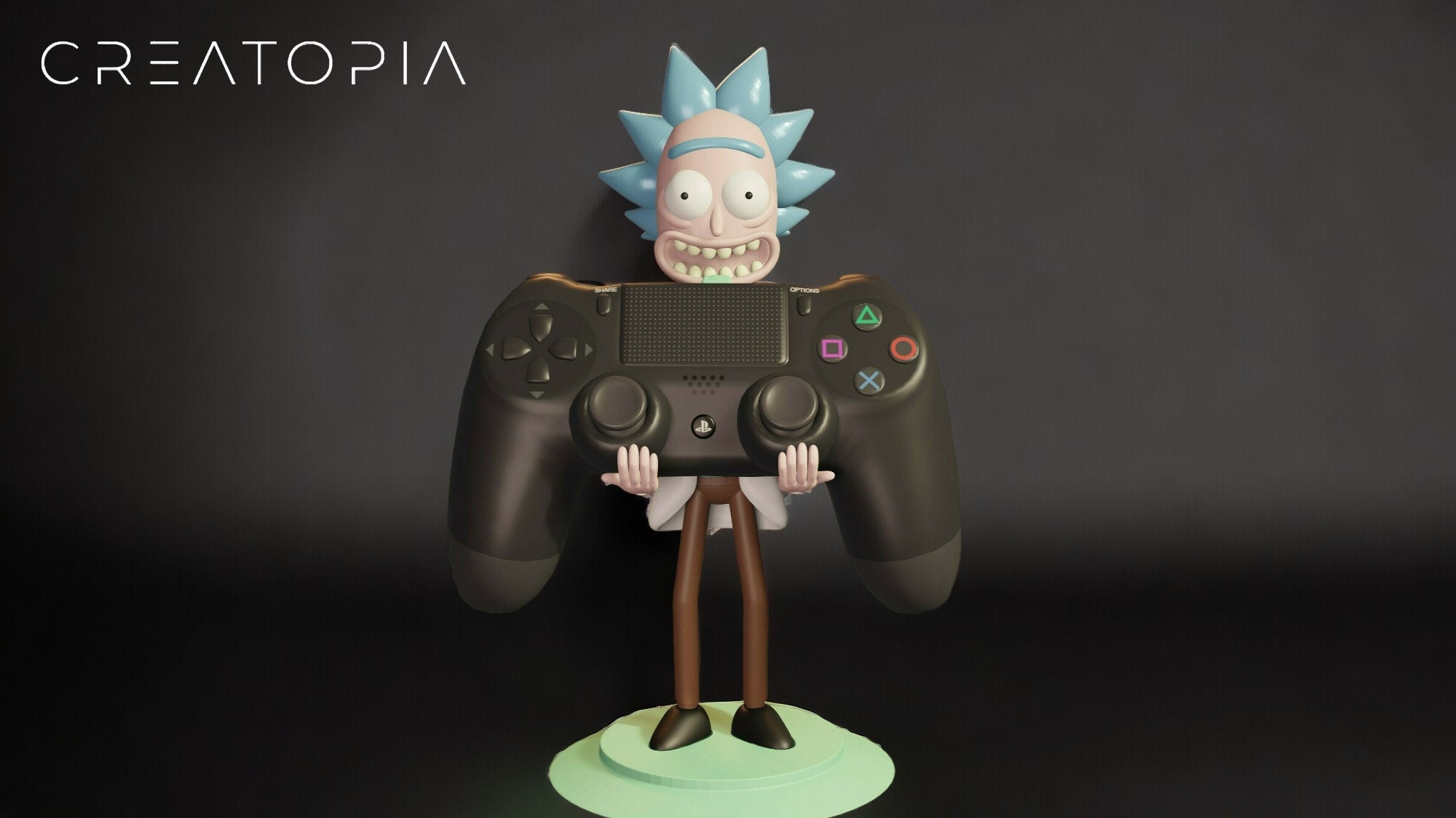 Rick Sanchez Controller Stand 3d Stl Files - Etsy