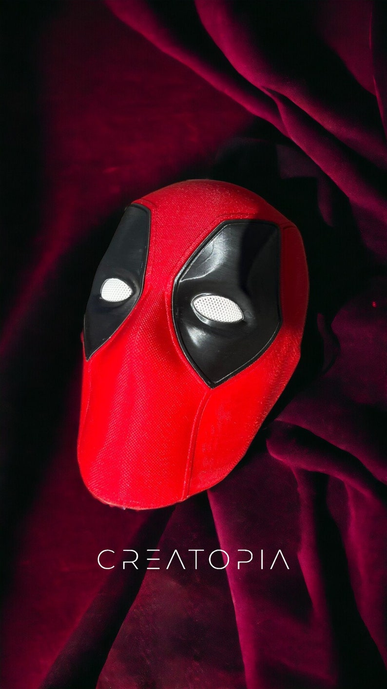 Deadpool Mask 3D Stl Files Deadpool Magnetic Helmet Deadpool Cosplay ...