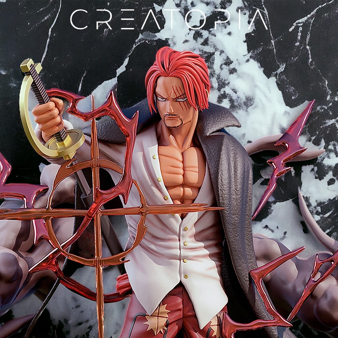 One Piece Shanks Diorama 3D Printable STL One Piece Shanks Figure STL ...