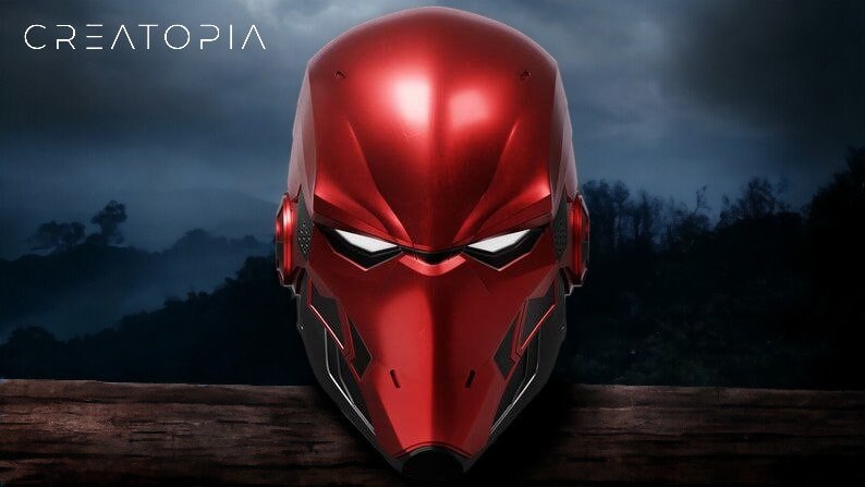 Red Hood Mask Cosplay Helmet 3D Stl Files Cosplay Prop 3d Printable Stl ...