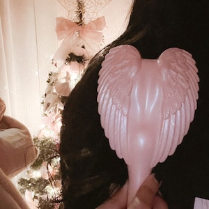 Angel Decorative Cherub Hair Brush With Handle Scalp Massage Relaxation ...