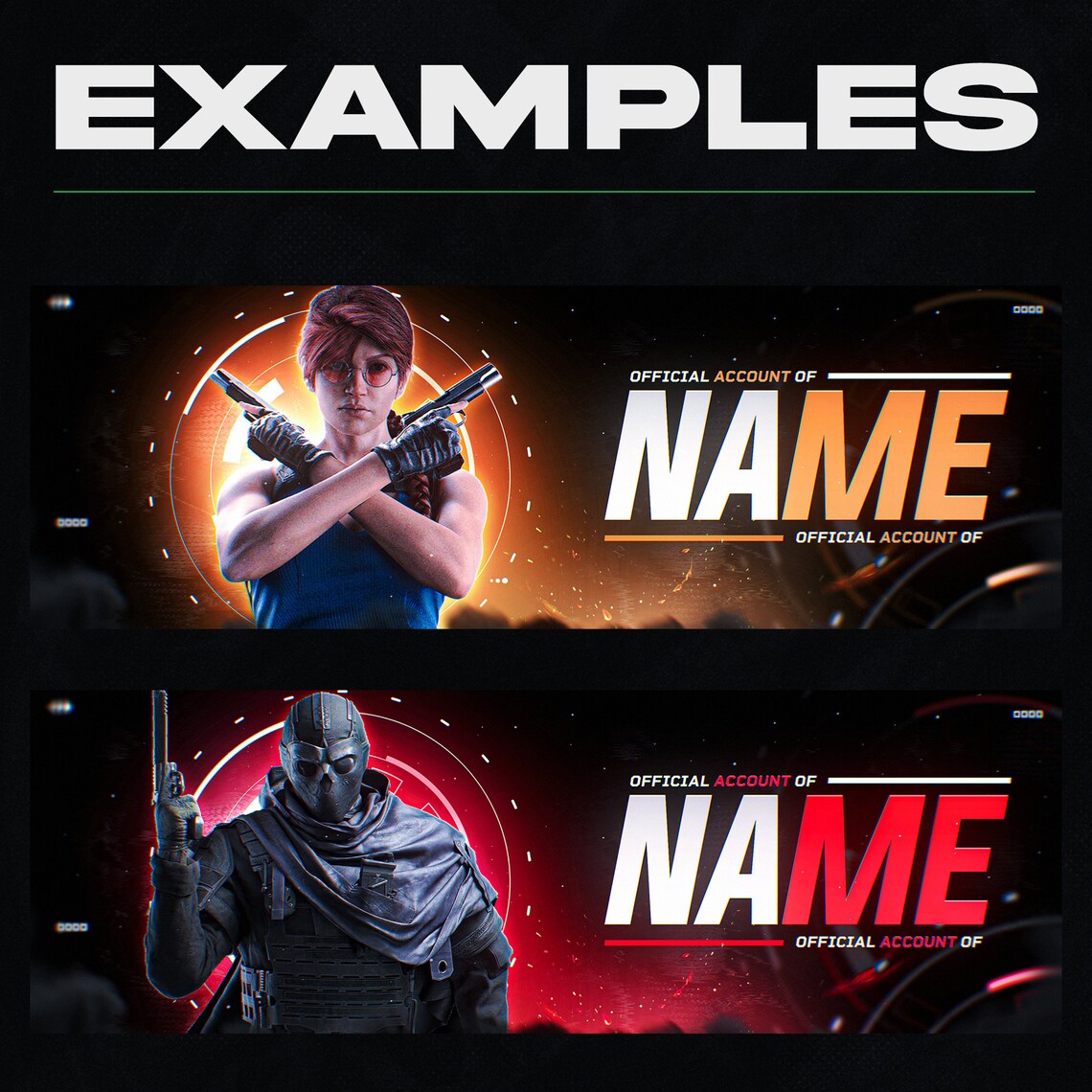Rainbow Six Siege Banner Template: Social Media (digital Download) - Etsy